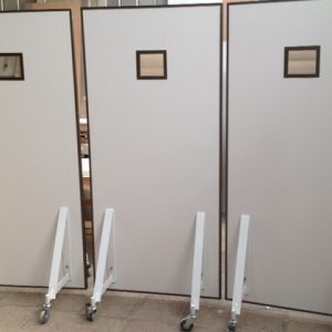 Biombos Plomados | PROTECCION RADIOLOGICA LTDA