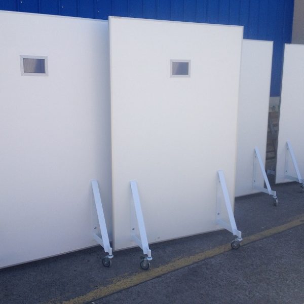 Biombos Plomados | PROTECCION RADIOLOGICA LTDA